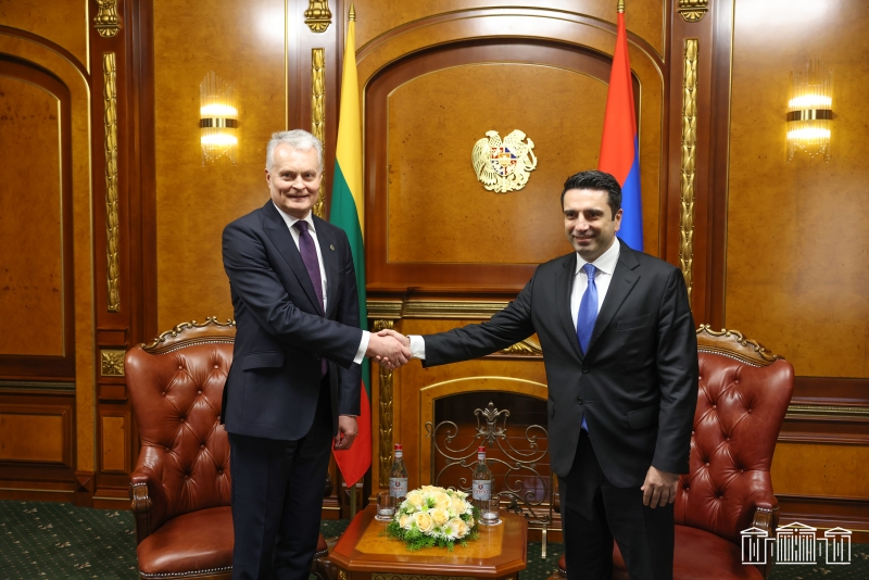 President of Lithuania mentions that only way of the conflict solution ...