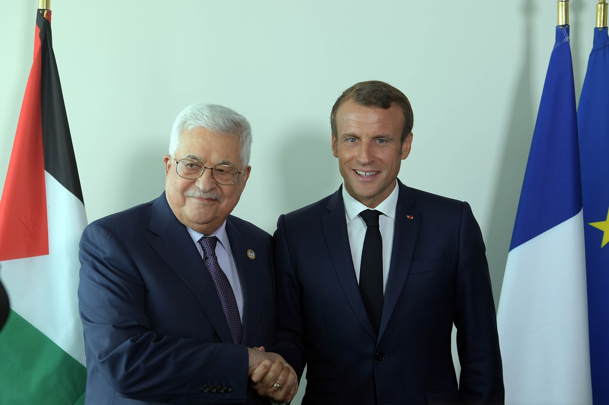 Macron calls for 're-igniting the fire' in Middle East peace talks, as ...