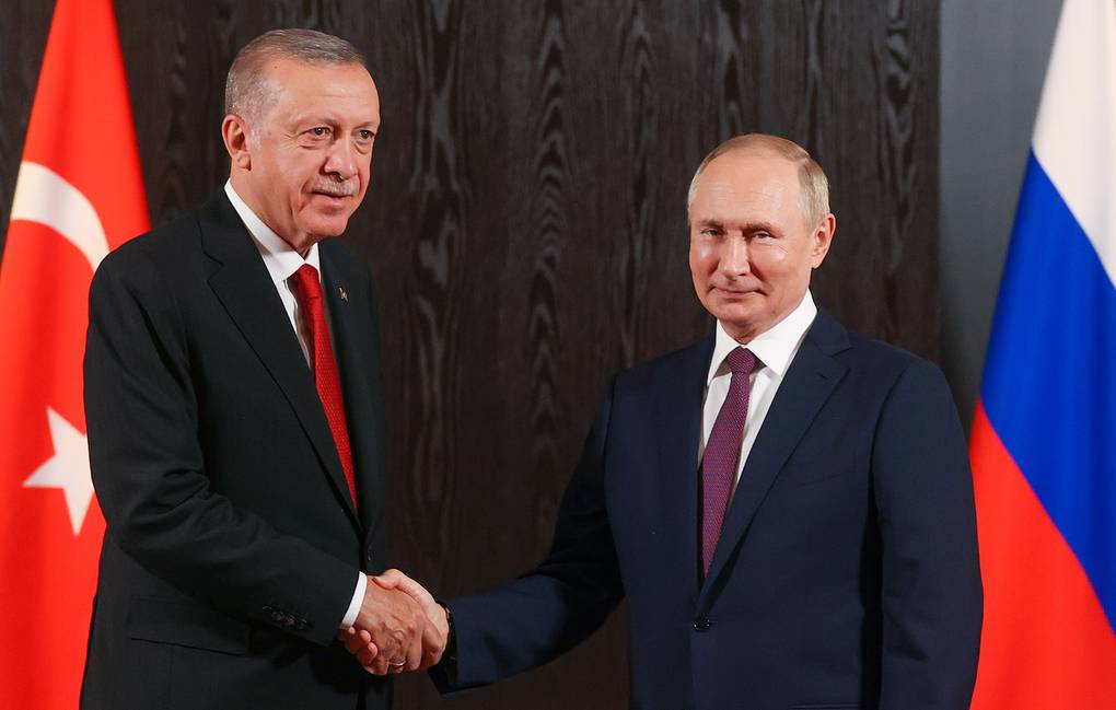Putin, Erdogan begin talks on SCO summit sidelines in Samarkand