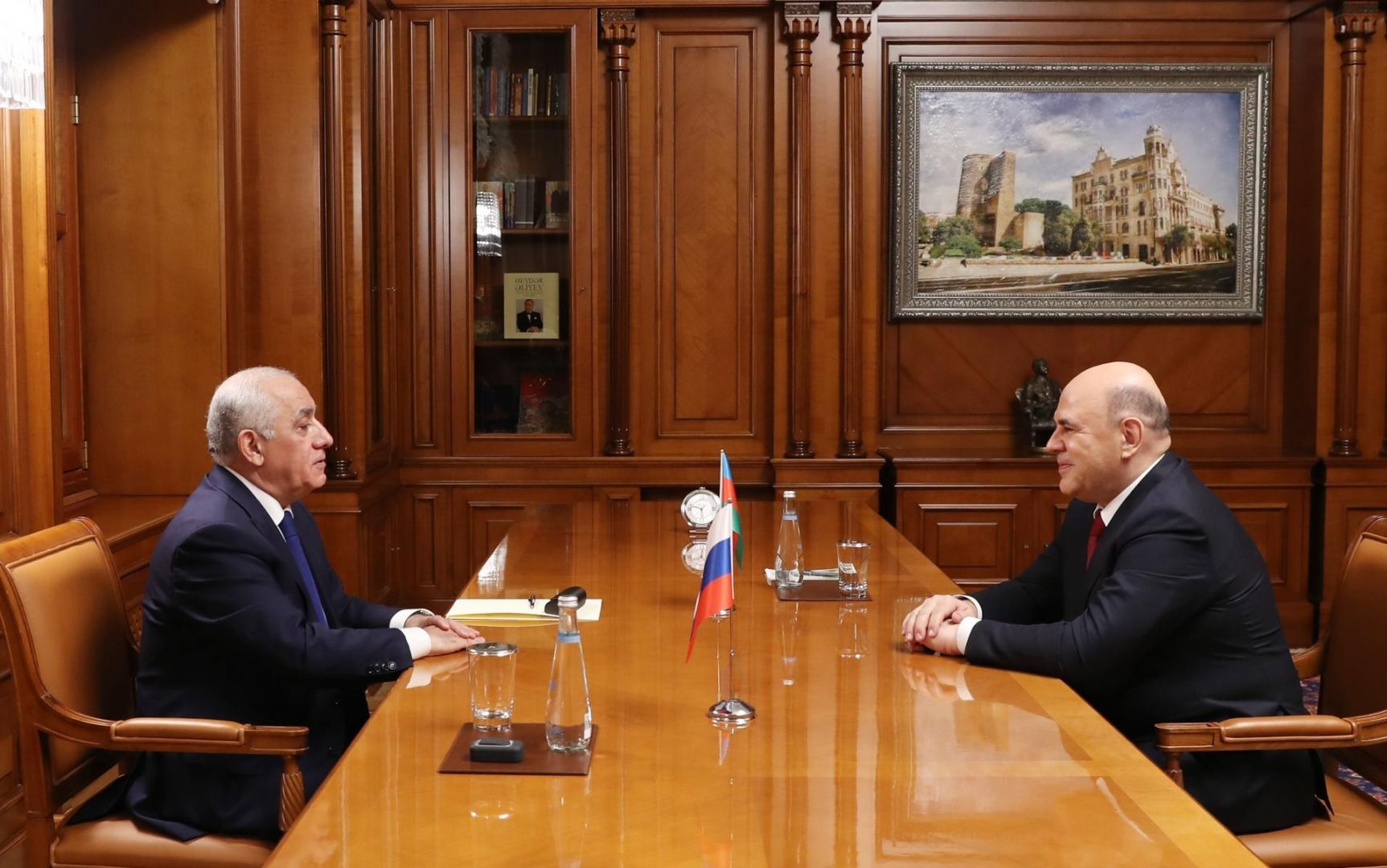 Azerbaijani and Russian Prime Ministers meet in Baku