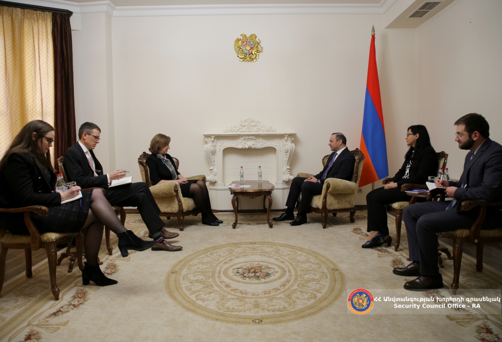 Armen Grigoryan and Kristina Kvien exchanged thoughts on development of ...