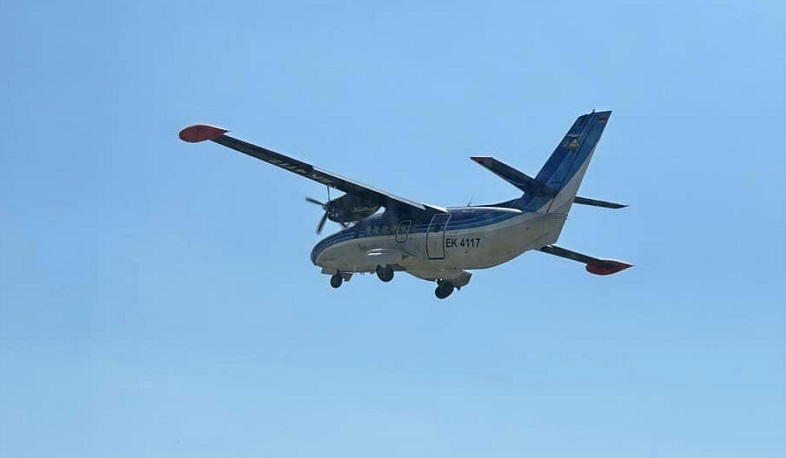 Aircraft landed at Kapan airport is designed for 19 passengers