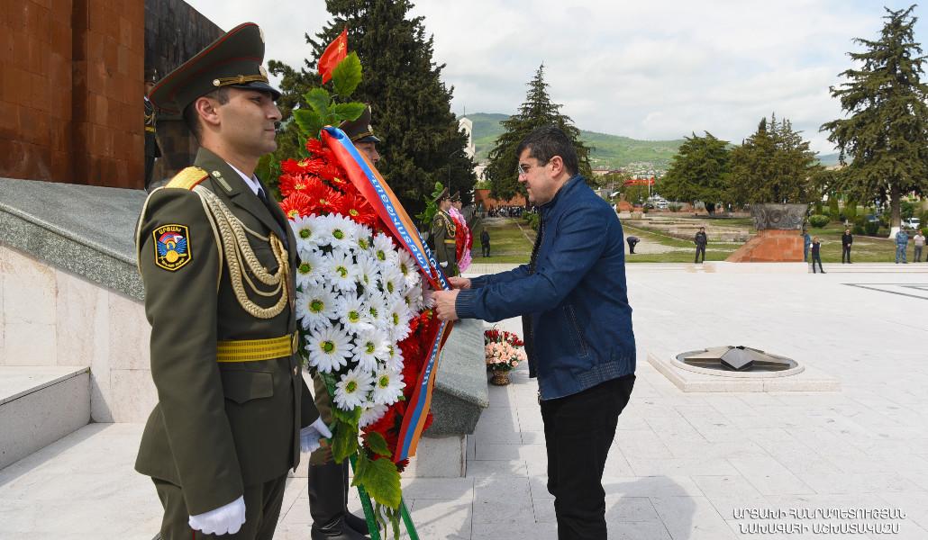 Artsakh President, government officials visit Stepanakert Memorial ...