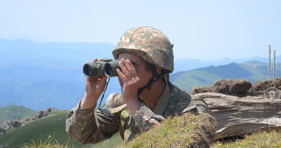 Azerbaijan fires in direction of Shushi positions using an 82mm mortar ...