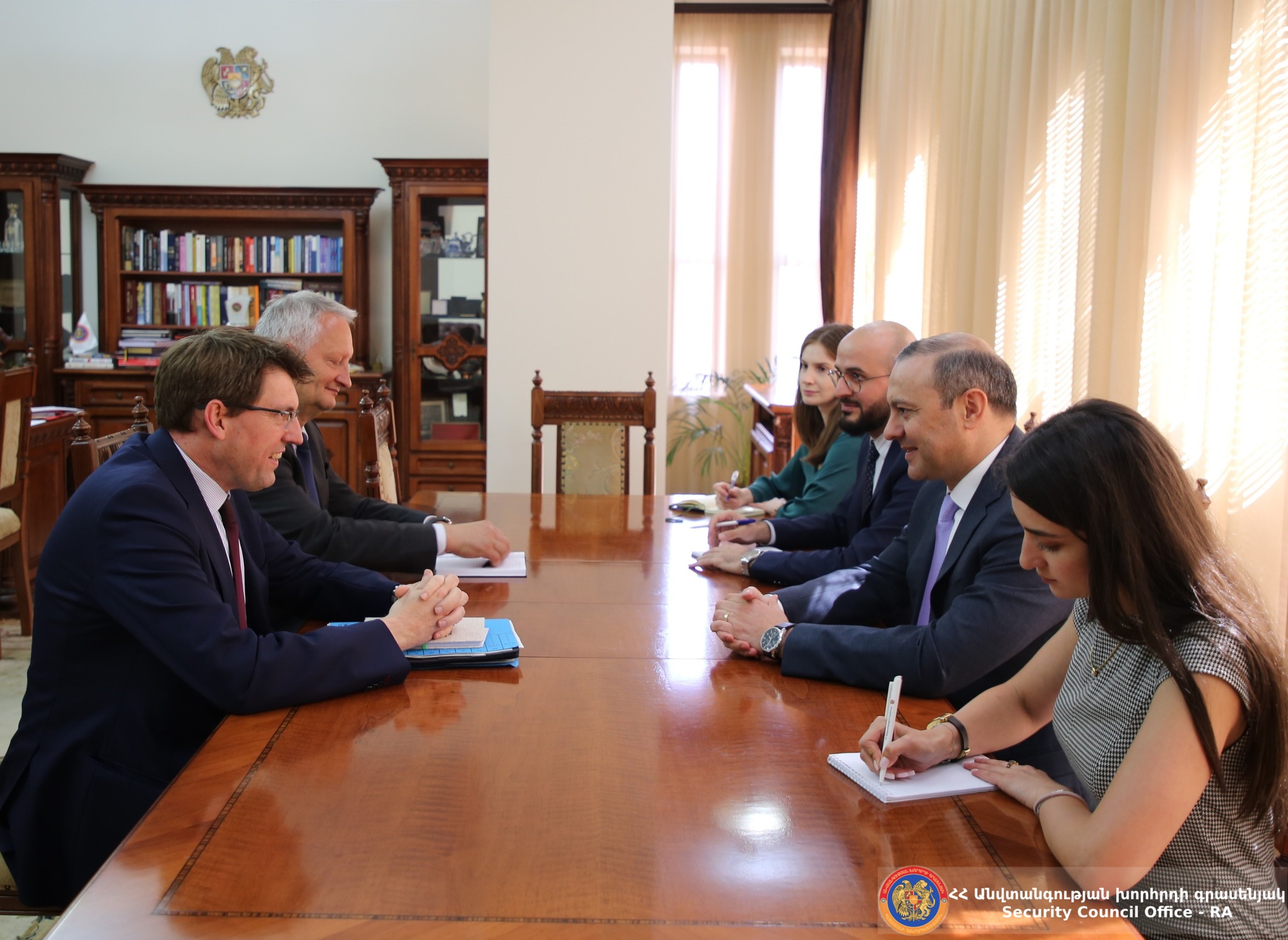 Armen Grigoryan received Commissioner for Eastern Europe, South ...