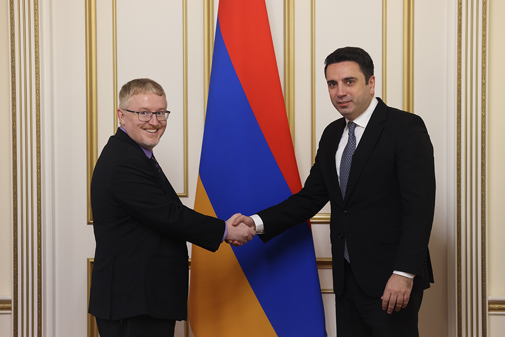 Armenia's Parliament Speaker Alen Simonyan received Canadian ambassador ...
