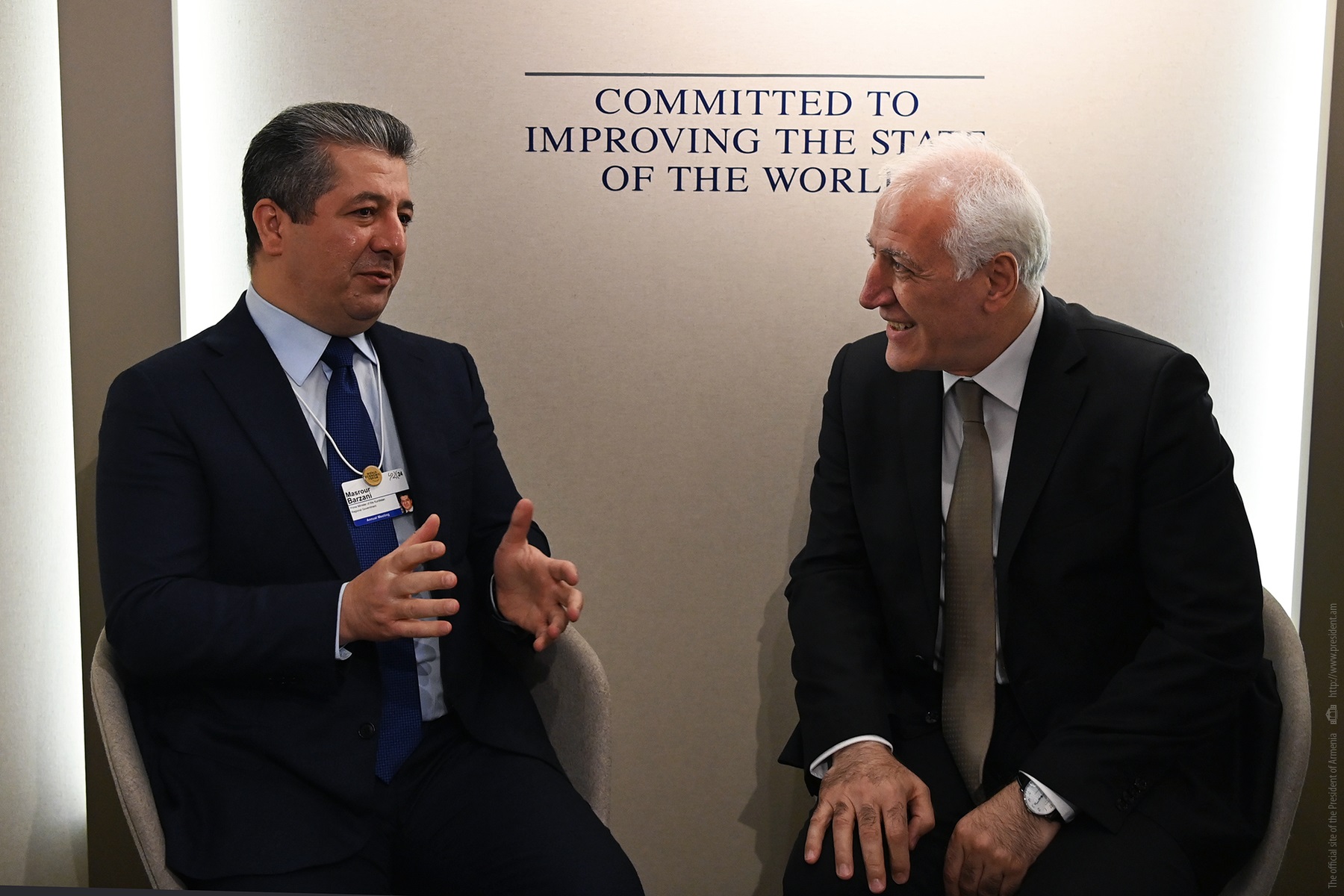 Armenia's President and Prime Minister of Iraqi Kurdistan referred to ...