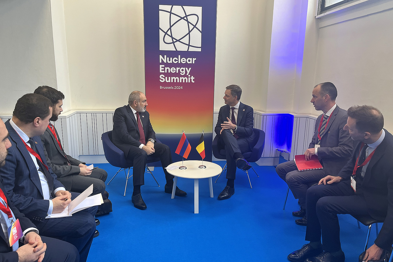 Prime Ministers of Armenia and Belgium meet within the framework of the ...