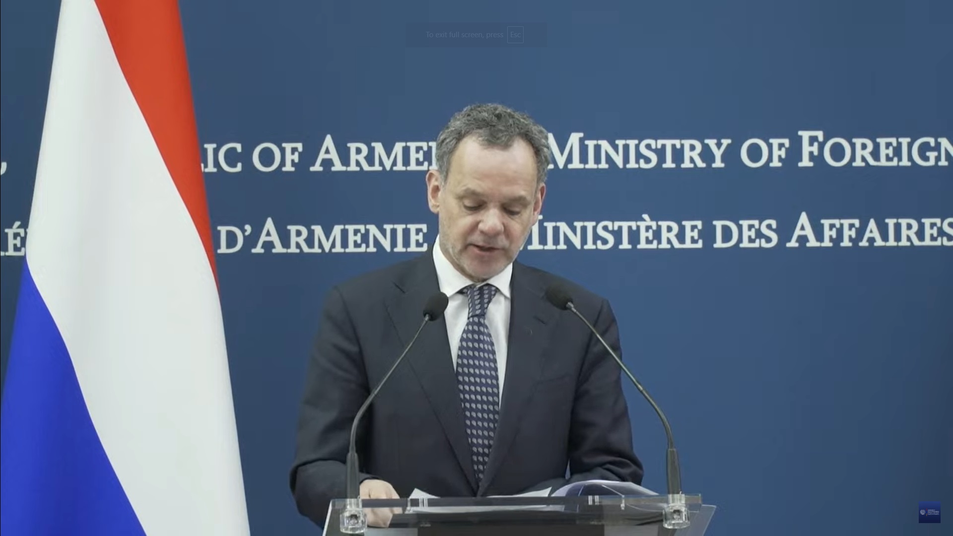 We will soon hold official opening of Dutch Embassy in Yerevan: Caspar ...