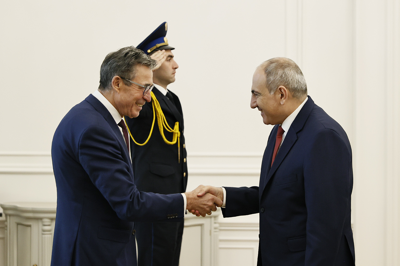 Prime Minister and former NATO Secretary General exchange views on ...