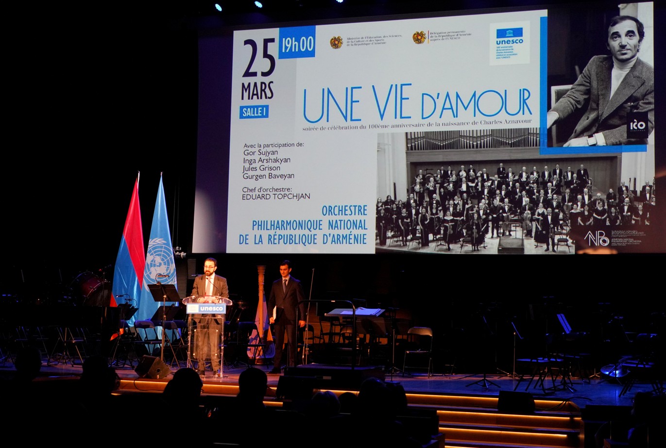 Concert dedicated to the 100th anniversary of Charles Aznavour at ...