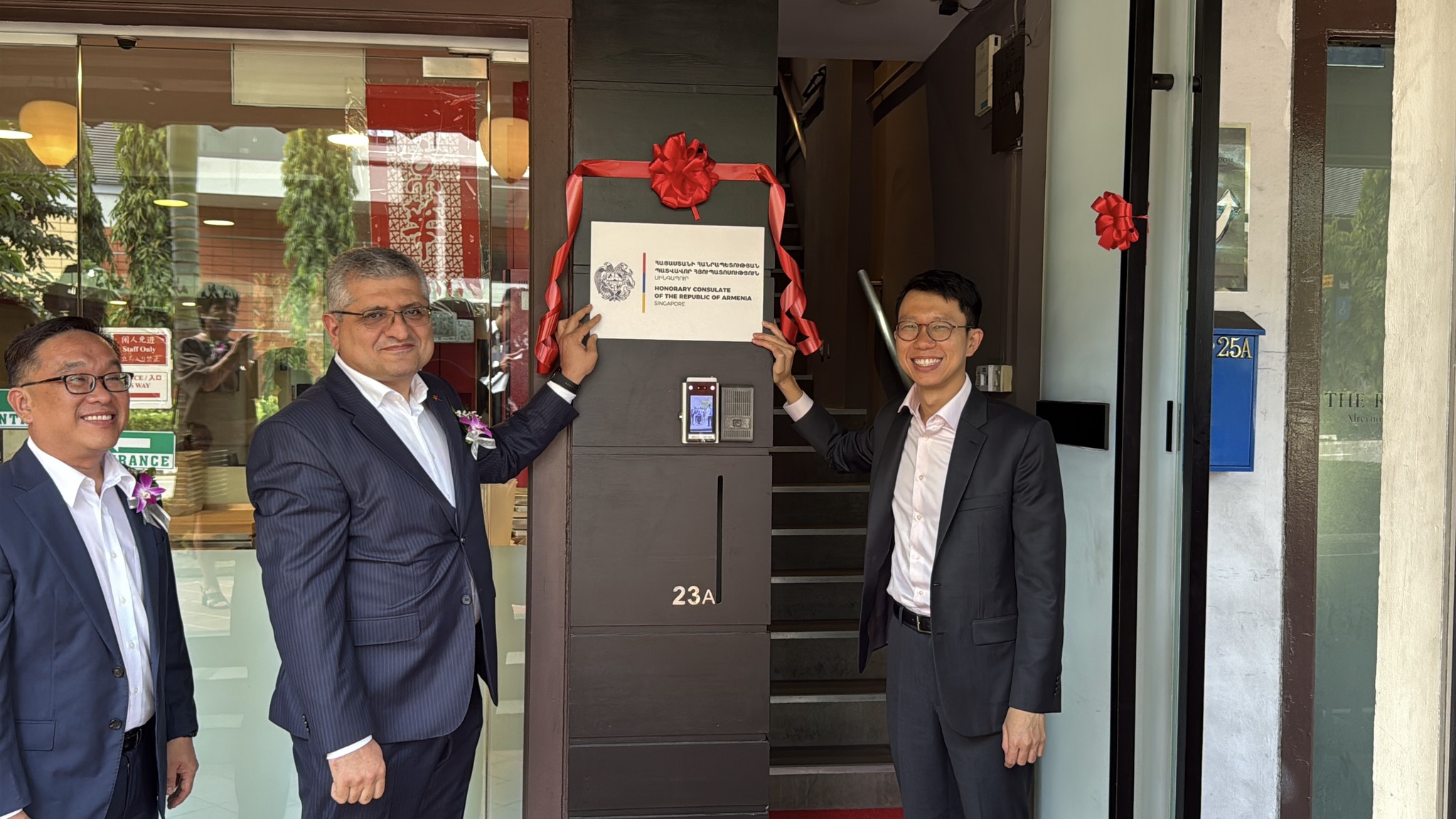Armenia's Honorary Consulate opens in Singapore