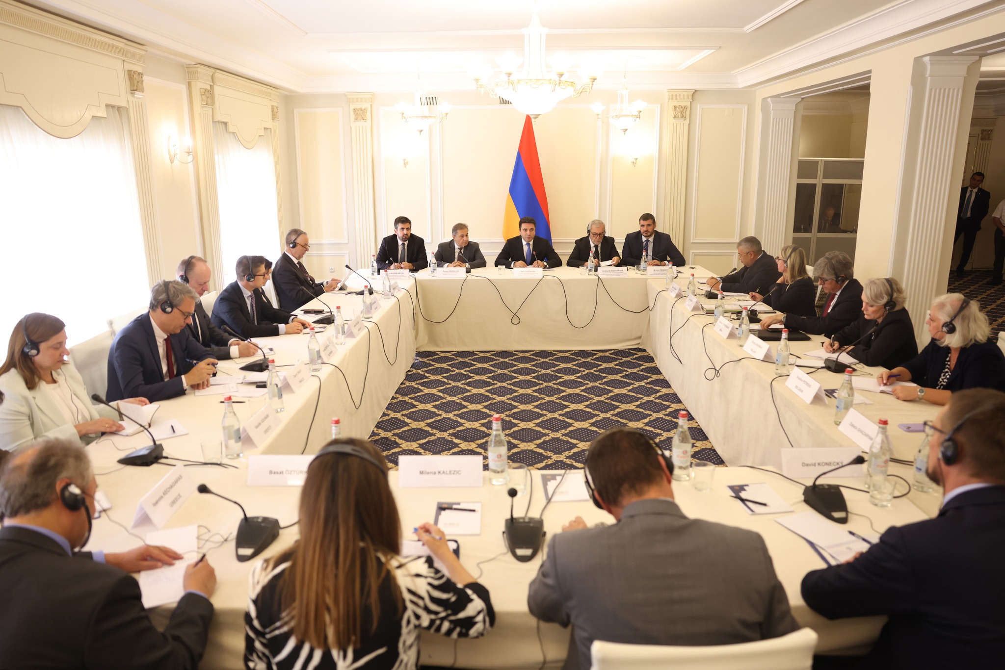 Current state of partnership was discussed: Alen Simonyan received ambassadors accredited to NATO