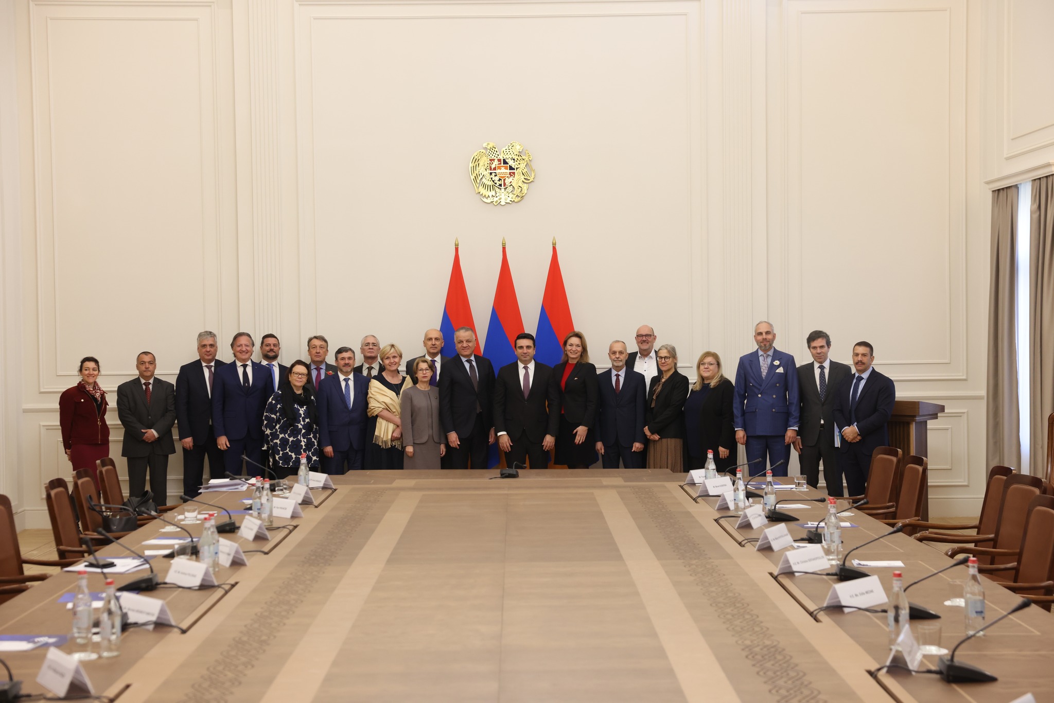 Alen Simonyan receives heads of diplomatic representations of EU member ...