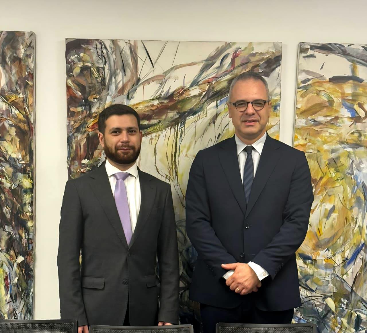 Vahan Kostanyan, Menelaos Menelaou discuss developments related to the ...