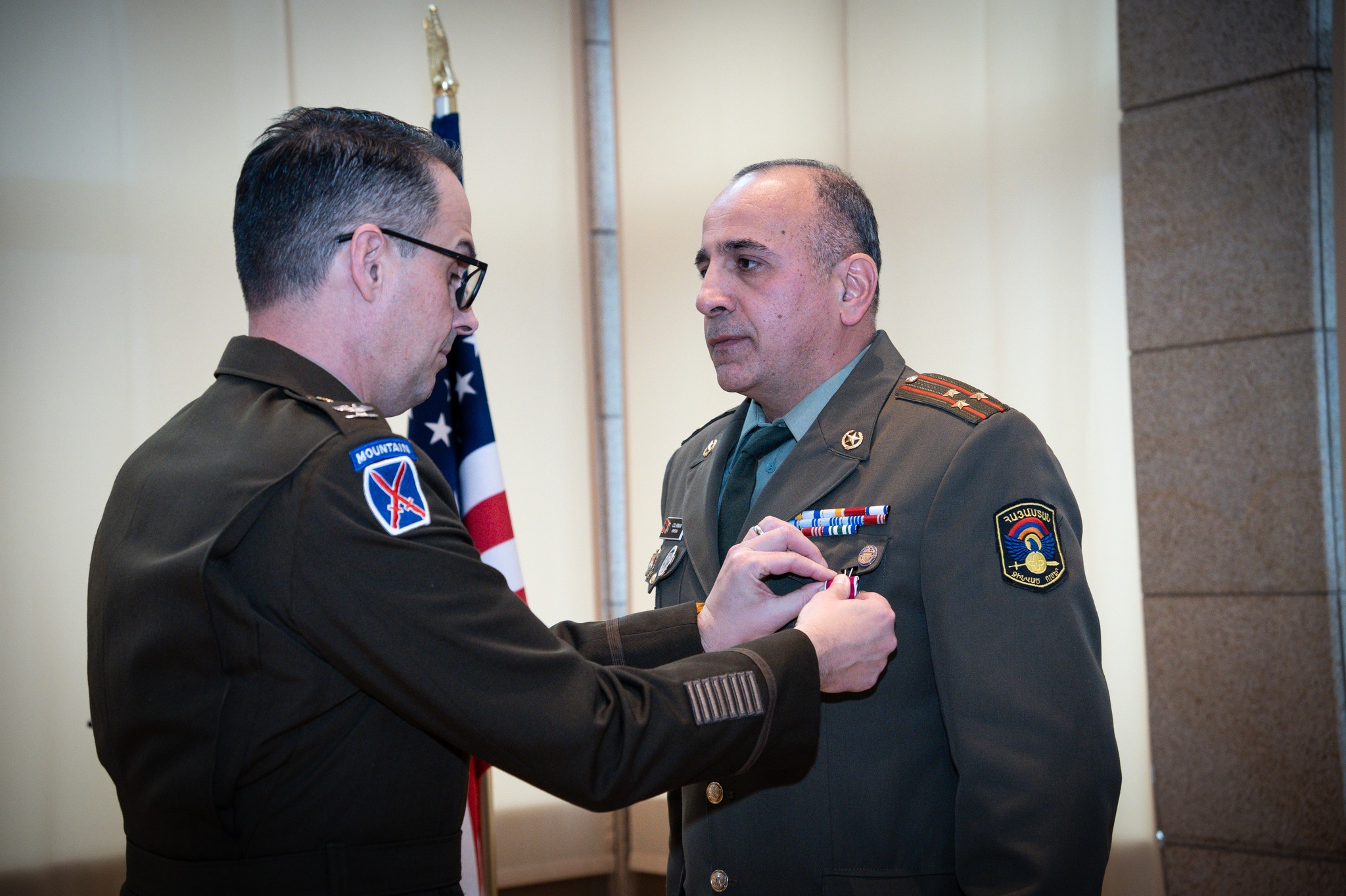US Embassy’s Senior Defense Official Colonel Matthew Crowe presented ...