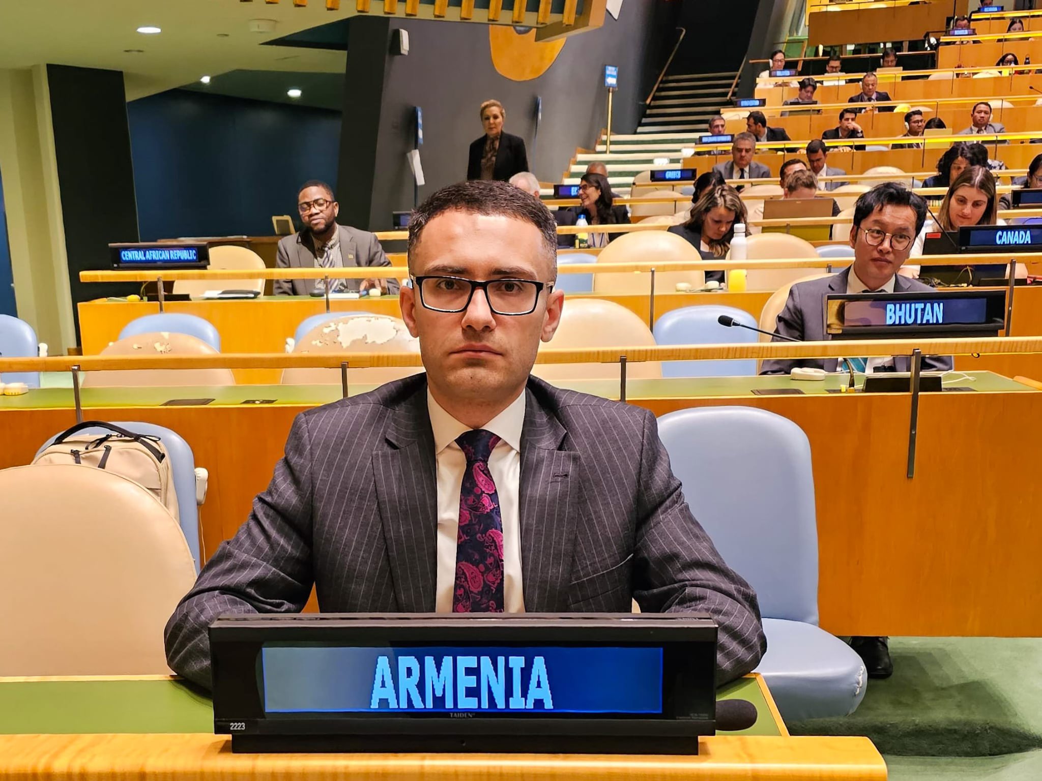 Արսեն Քոթանջյանն ընտրվել է ՄԱԿ-ի գլխավոր ասամբլեայի 81-րդ նստաշրջանի 1 ...